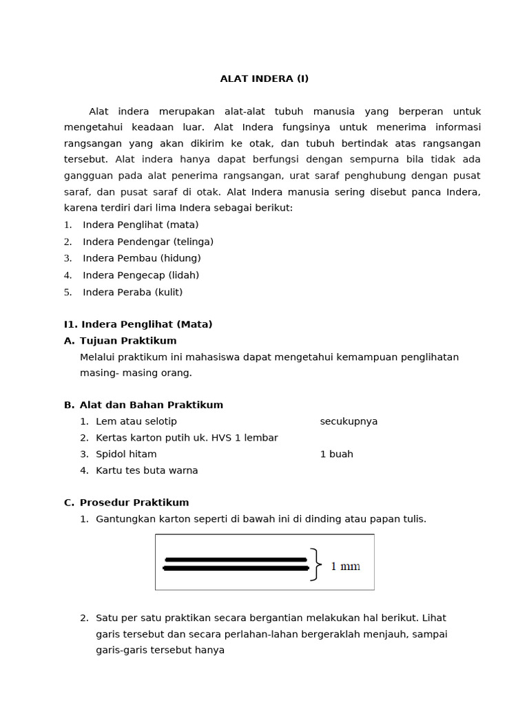 Alat Indera Dan Eokosistem | PDF
