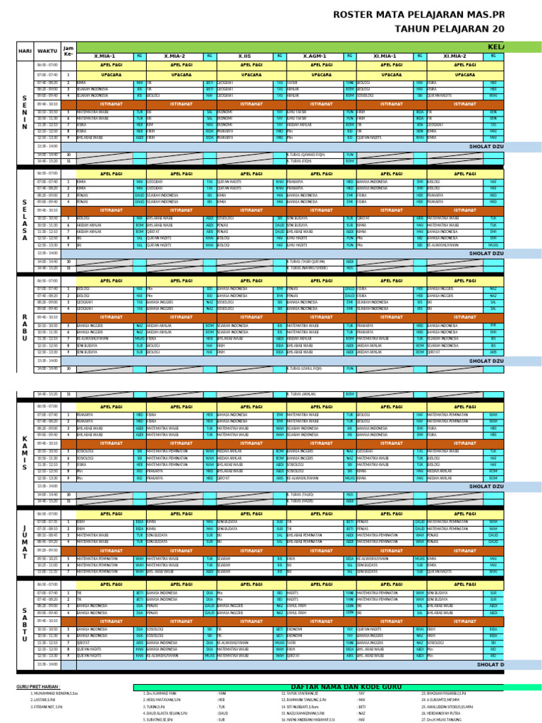 Roster 2023-2024 Manual | PDF