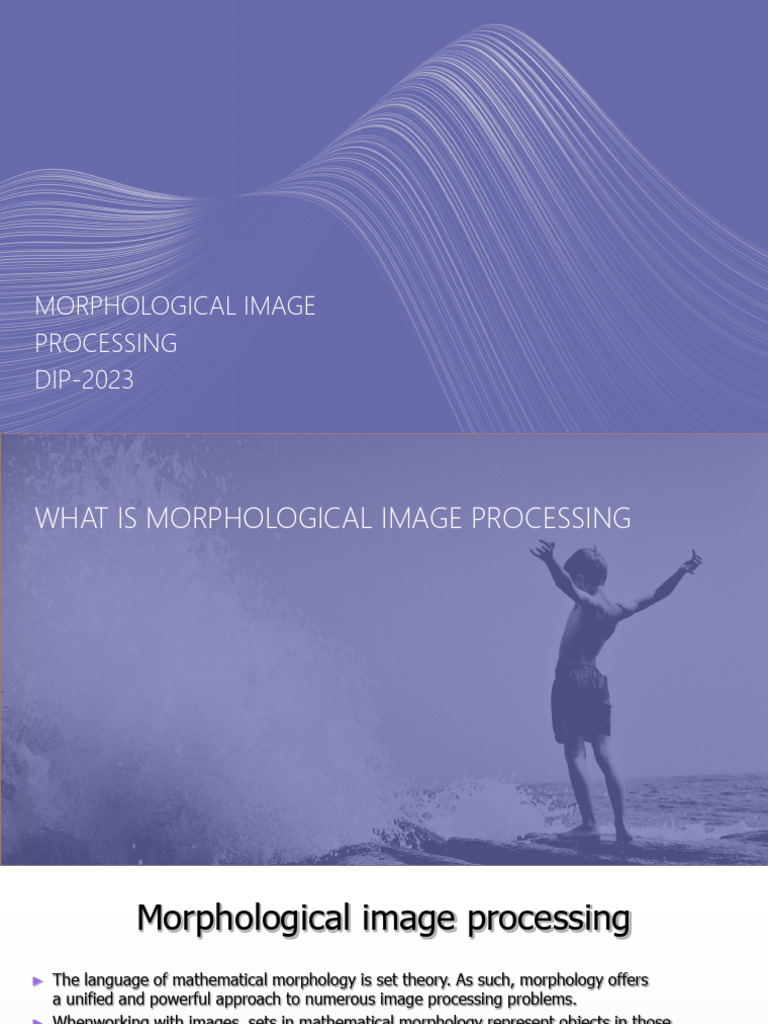 Morphological Image Processing DIP-2023 | PDF | Image Segmentation | Computer Vision