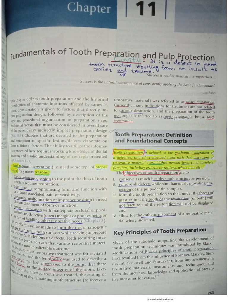 Cavity Preparation PDF | PDF