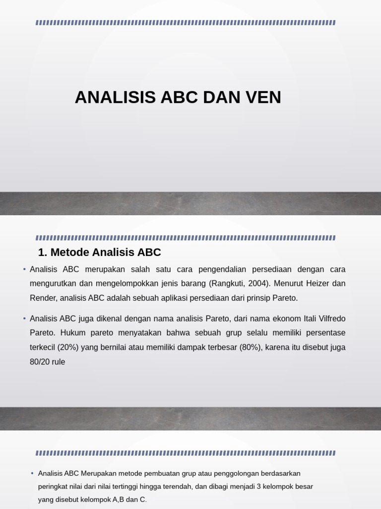 TM 5 - Analisa ABC Dan VEN | PDF