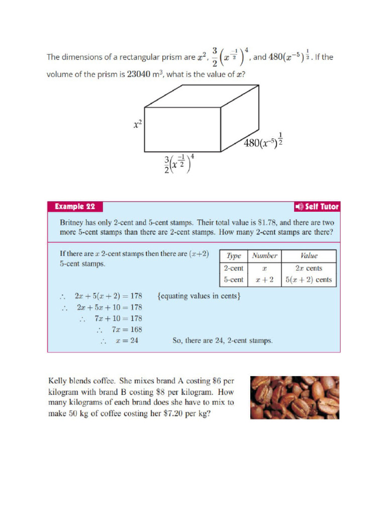 Weekly Math Practice For Paton (Nov 20) | PDF
