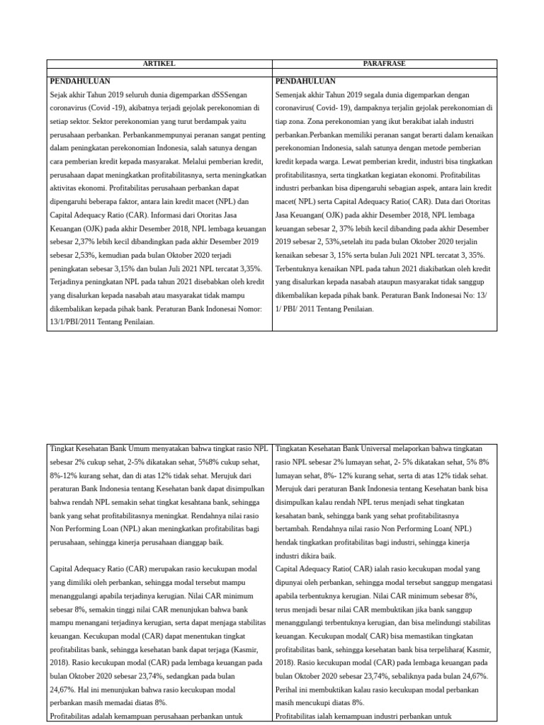 Parafrase Jilly | PDF