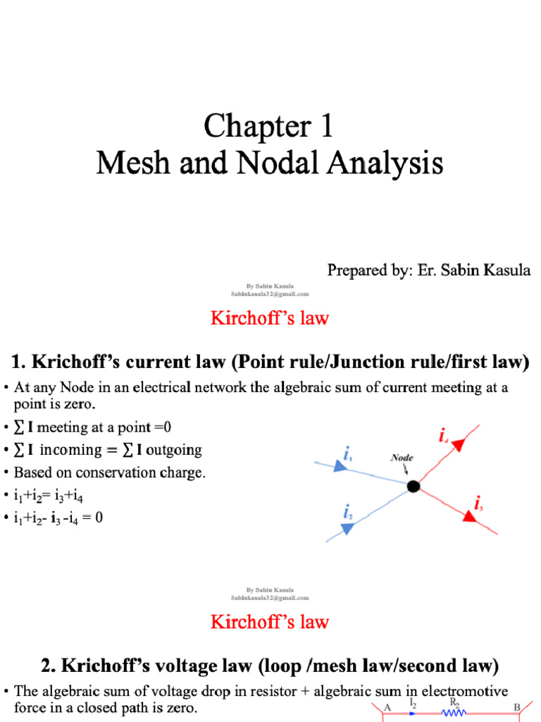 Mesh and Nodal | PDF