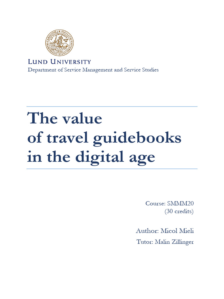 Master Thesis Micol Mieli 30 ECT | PDF | Guide Book | Information