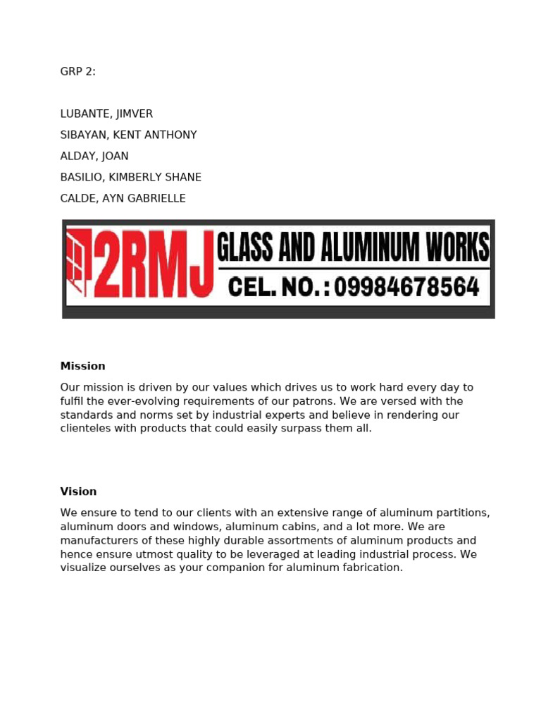 GRP 2 Branding | PDF