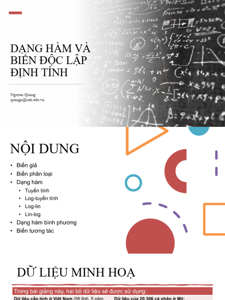 Lecture 3 - Functional Forms VI | PDF