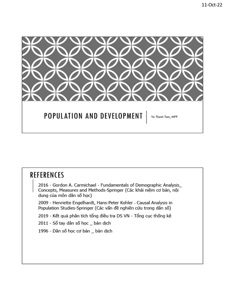 Demographic Analysis and Population Studies | PDF | Survey Methodology ...