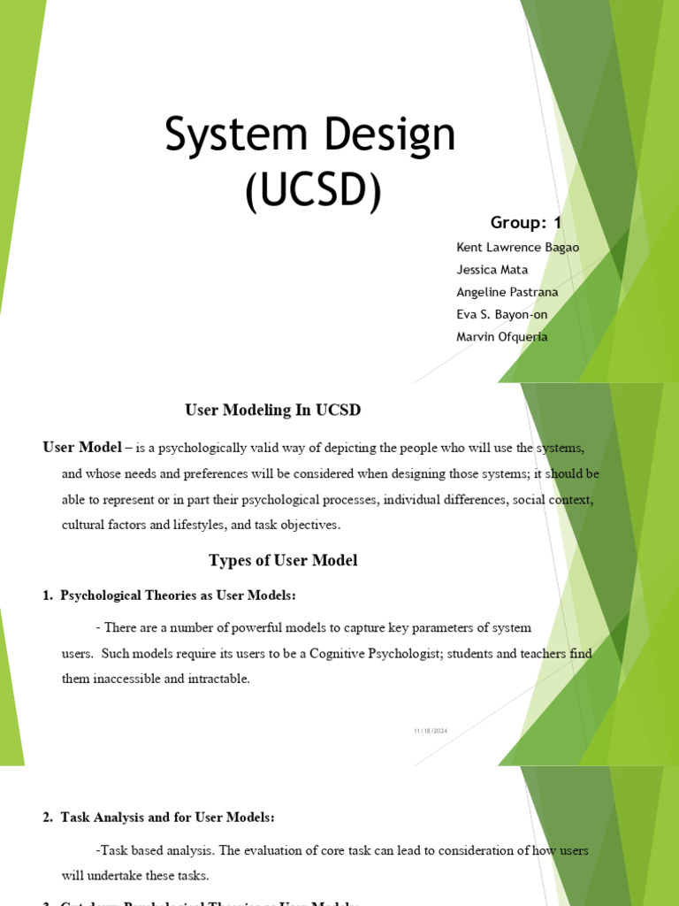 Group-1-System-Design | PDF | Usability | Conceptual Model