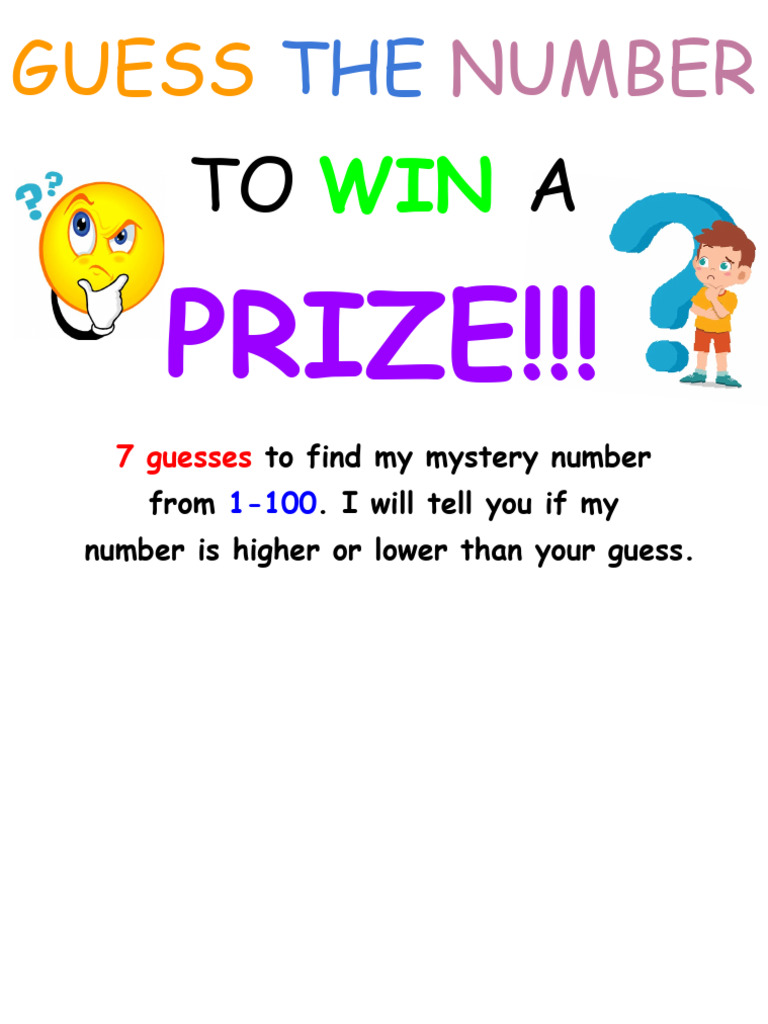 Guess The Number | PDF