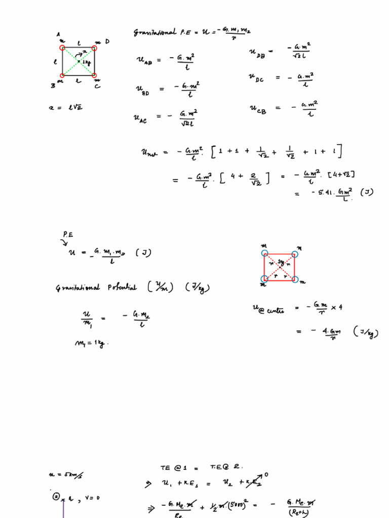 Gravitation Numerical 3 | PDF