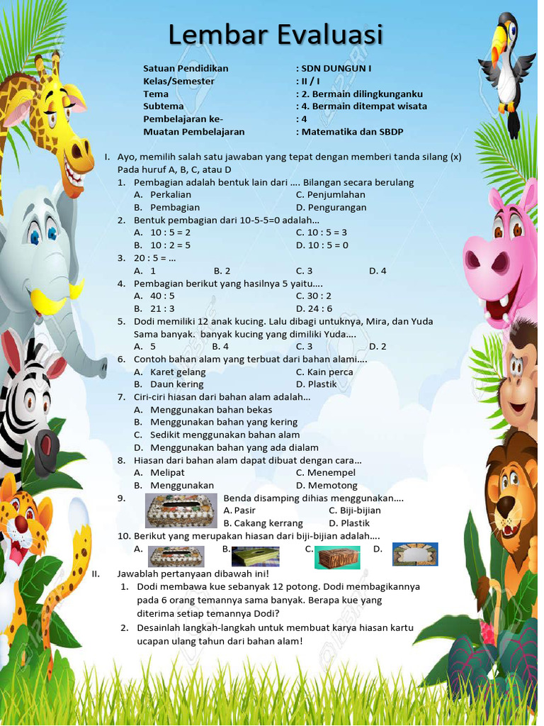 Lembar Evaluasi | PDF