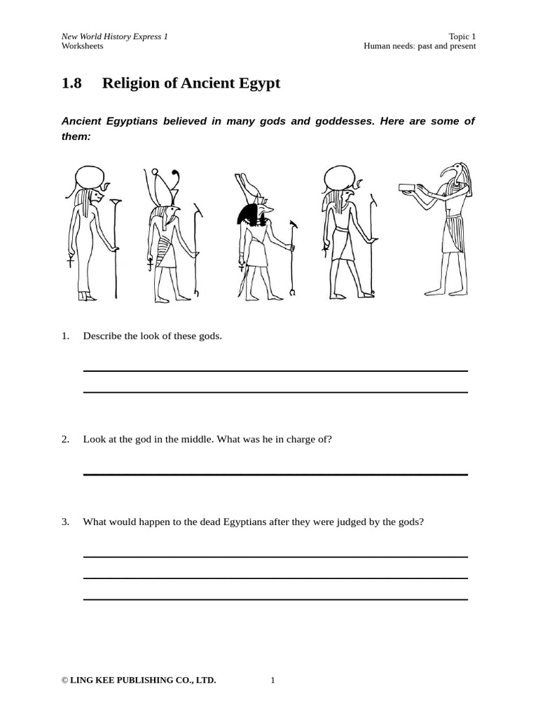 Religion of Ancient Egypt | PDF