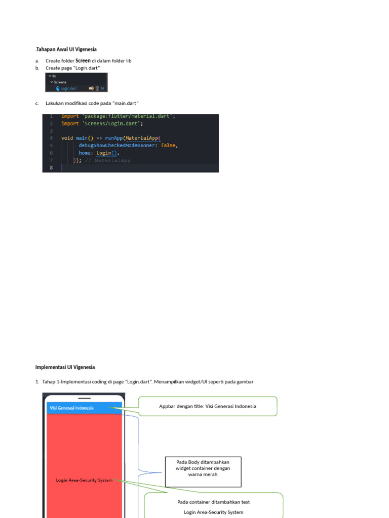 Tahapan UI Vigenesia-Login | PDF