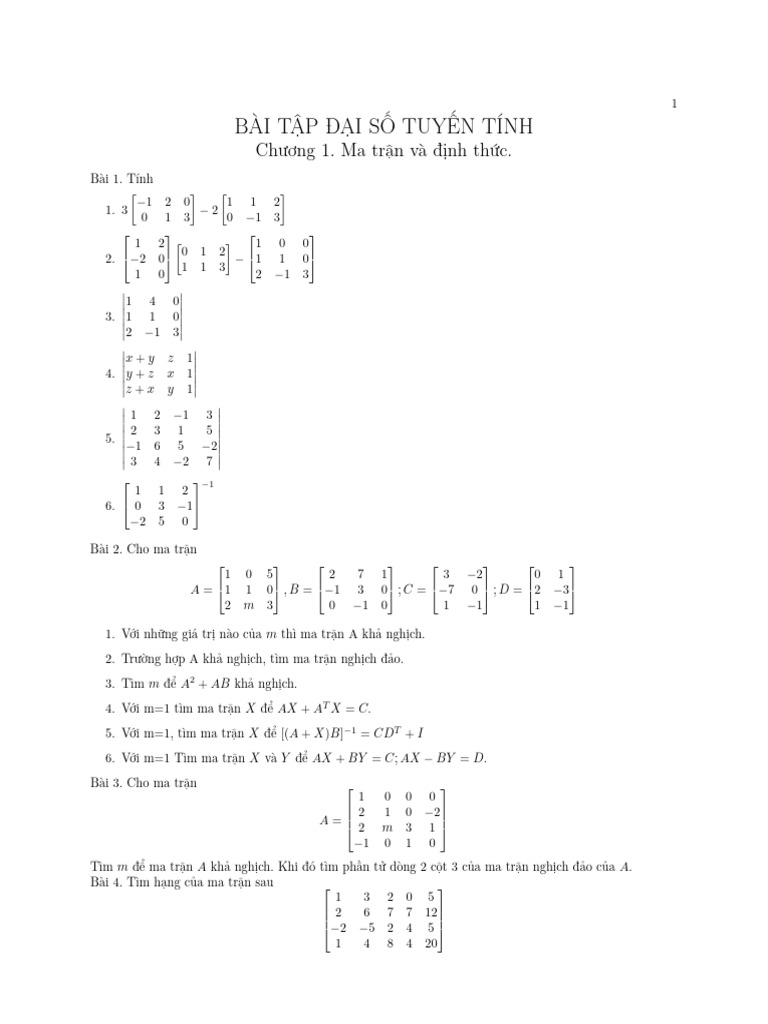 Baitap DSTTtcc1 | PDF