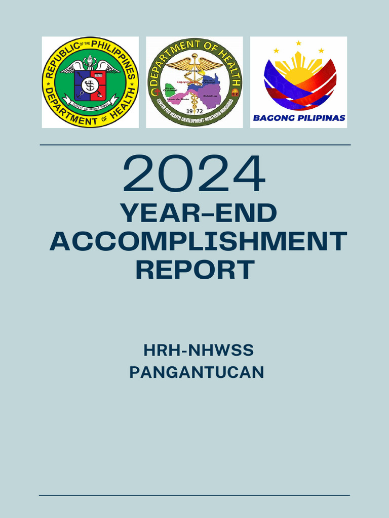 HRH Pangantucan 2024 Accomplishment Report | PDF | Chronic Condition ...