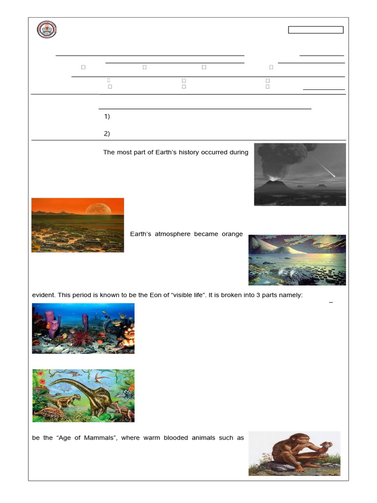 Earth History: Geologic Time Overview | PDF | Geologic Time Scale | Geology