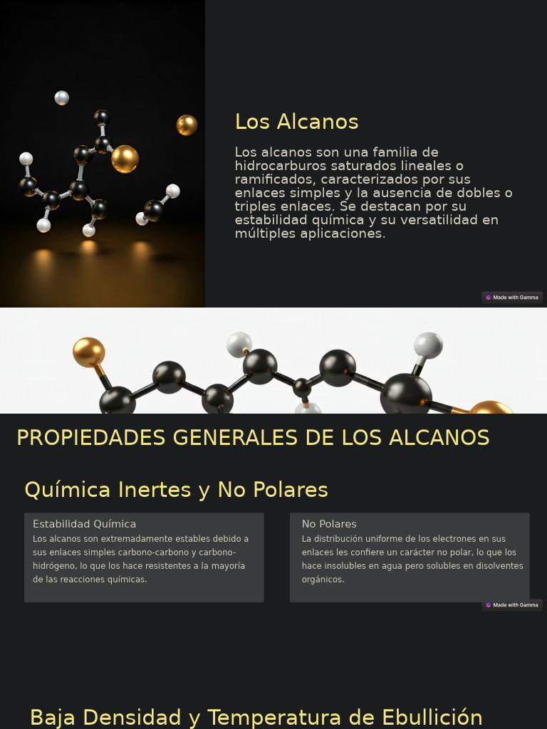 Los Alcanos | PDF | Alcano | Química