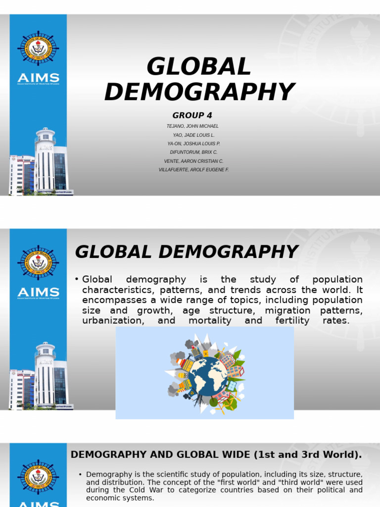 Global Demography | PDF