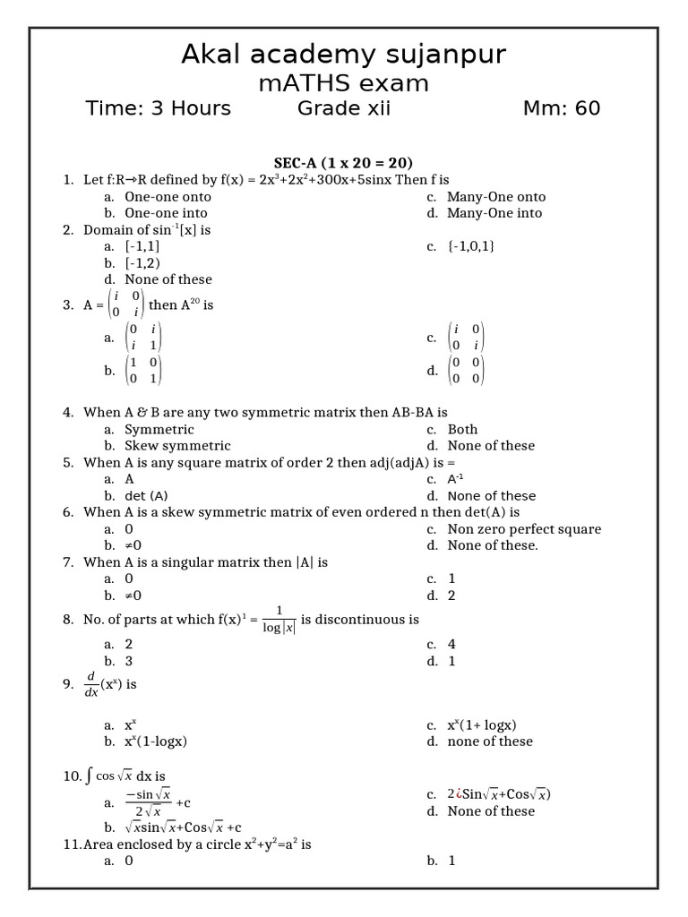 Maths Grade 12 | PDF | Area | Ellipse