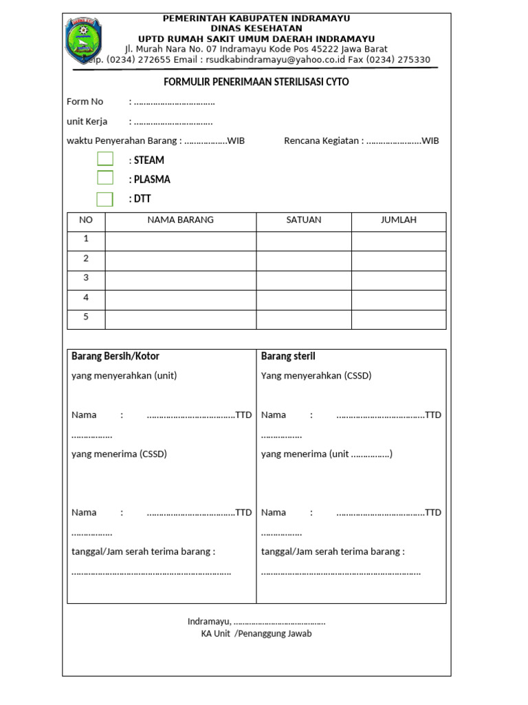 Form Permintaan Cito | PDF