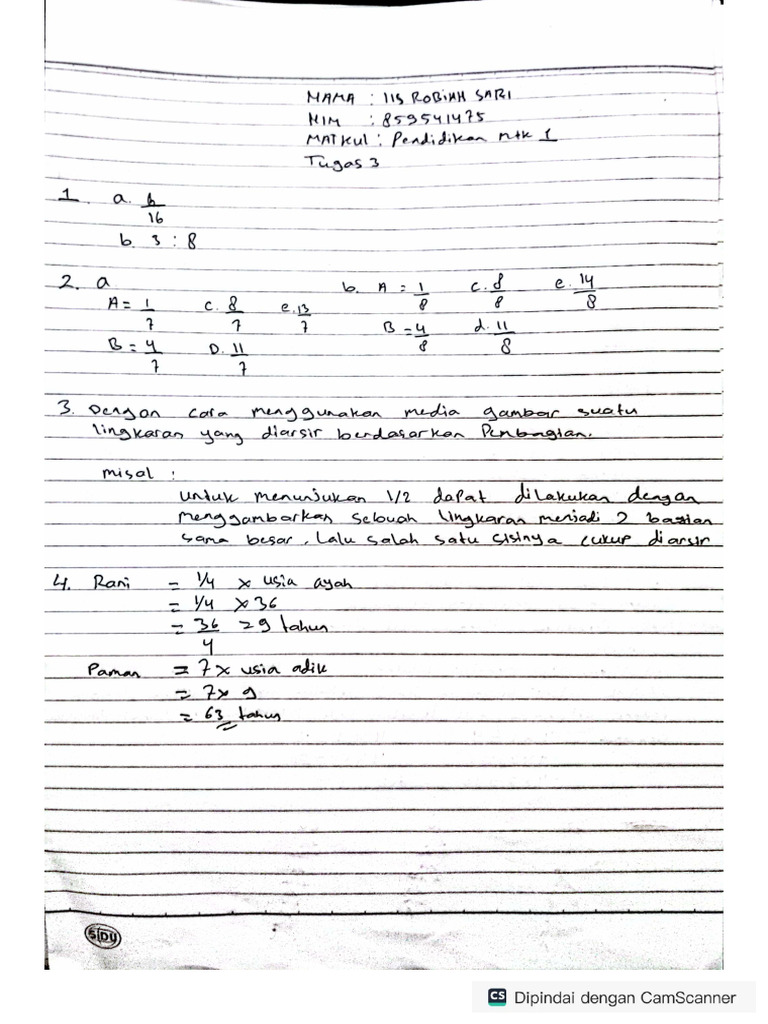 tt3 - Pendidikan MTK - Iis Robiah Sari | PDF