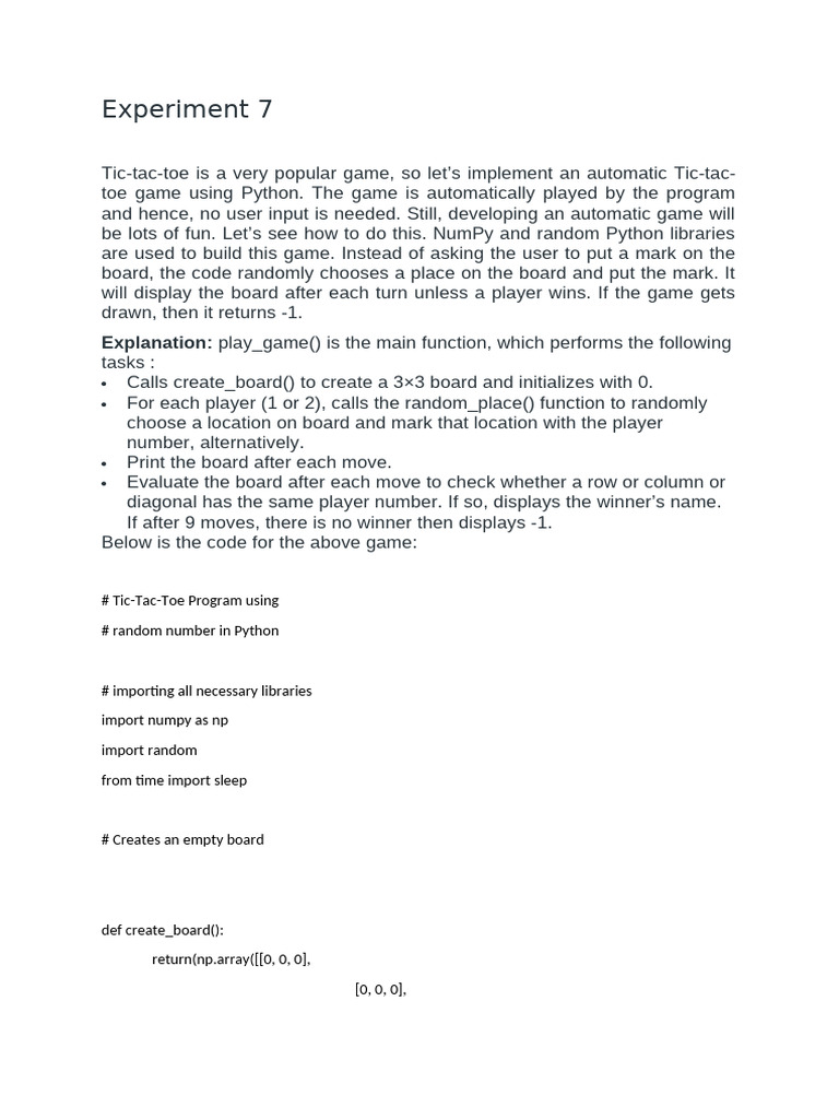Experiment 7 Pdf Computer Programming Computing 1911