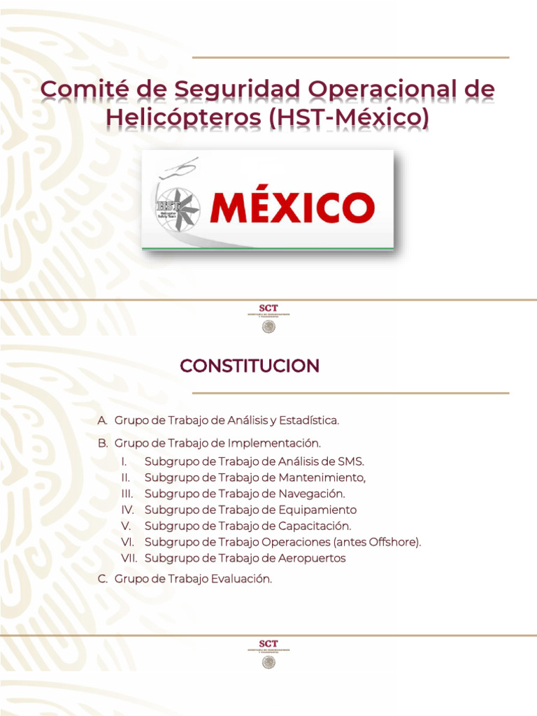 09 Comite Seguridad Operacional HST Mexico Afac 2023 24042023 | PDF ...