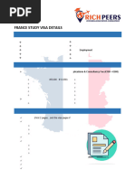 VFS Visa Checklist Detailed Subdocs | PDF | Receipt | Travel Visa