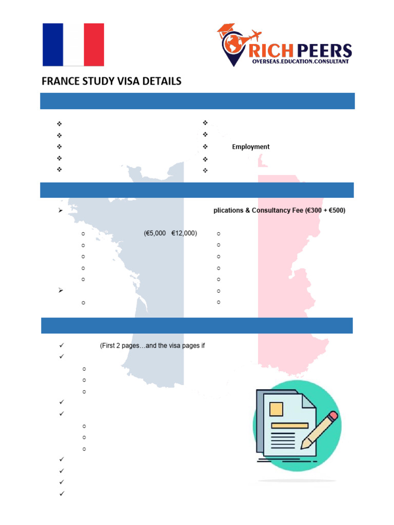 France Study Visa by RichPeers | PDF