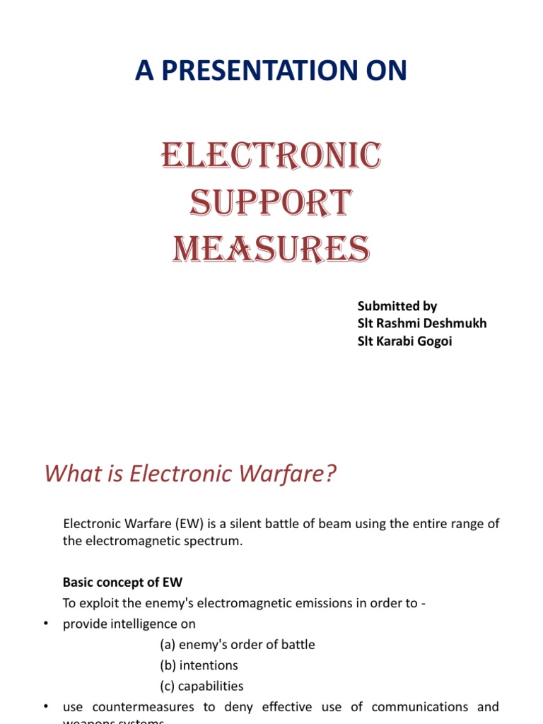 An In-Depth Look at Electronic Support Measures Systems: Capabilities ...