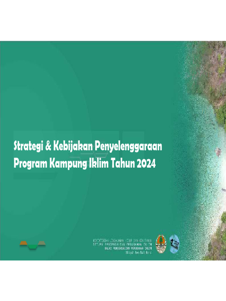 Penyelenggaraan ProKlim Tahun 2024-DLH Prov Jabar | PDF