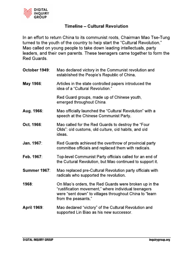 China' Cultural Revolution Readings | PDF