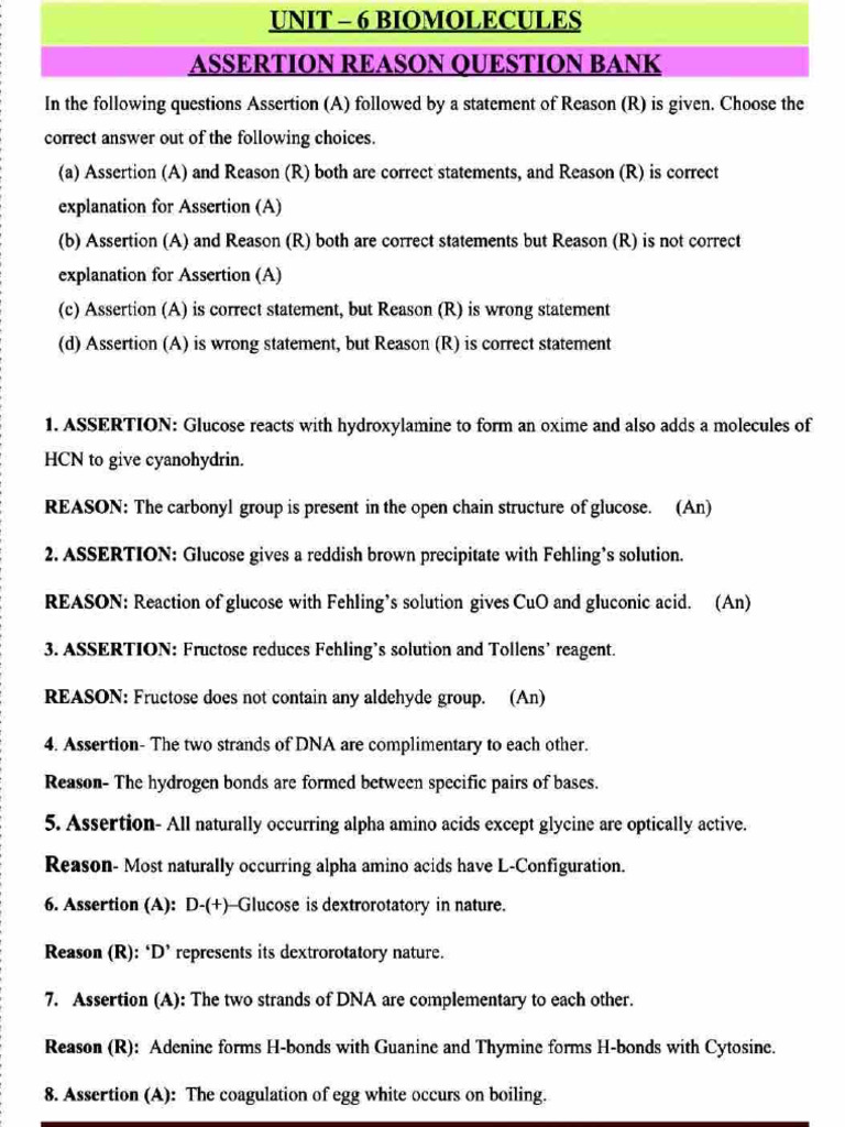 Biomolecules Chapter | PDF