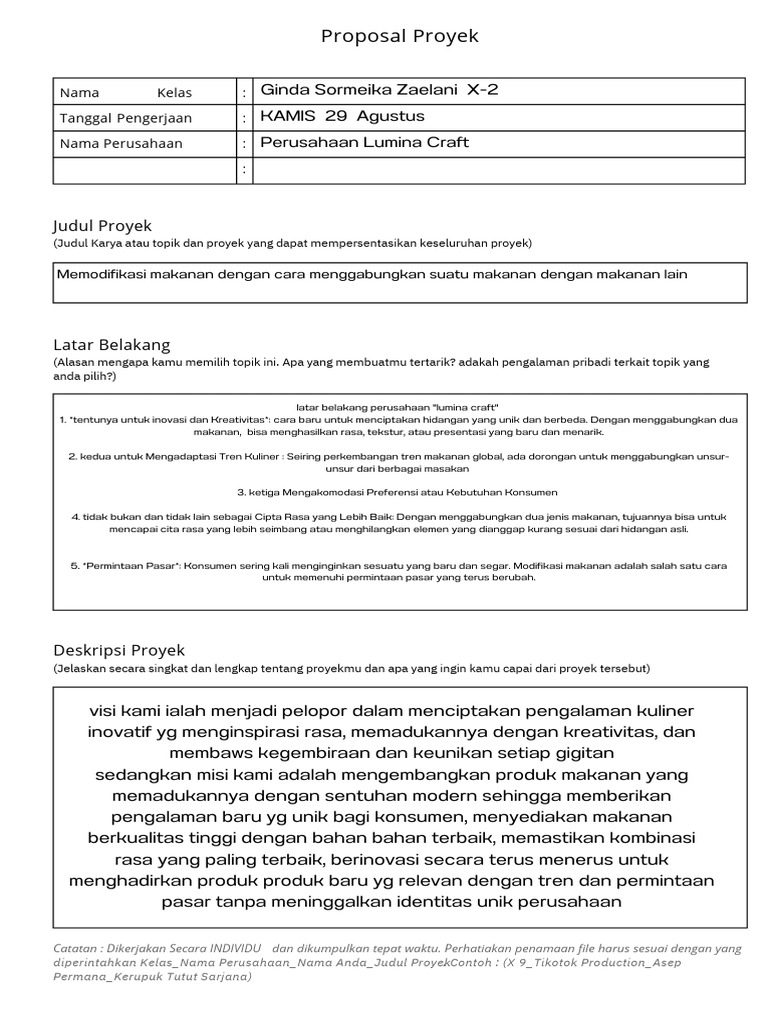 Formulir Proposal Proyek Prakarya-1.pdf - 20240829 - 104448 - 0000 | PDF