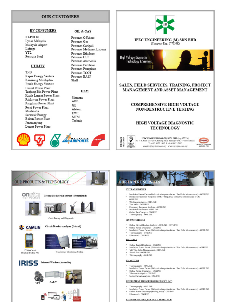 IPEC MY Leaflet 2017 | PDF | Electricity | Electrical Engineering