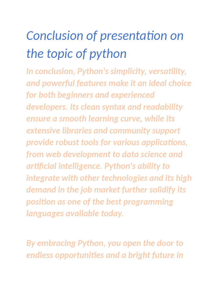 Akshay Puniya Presentation On The Topic Of Python Pdf Python 1206
