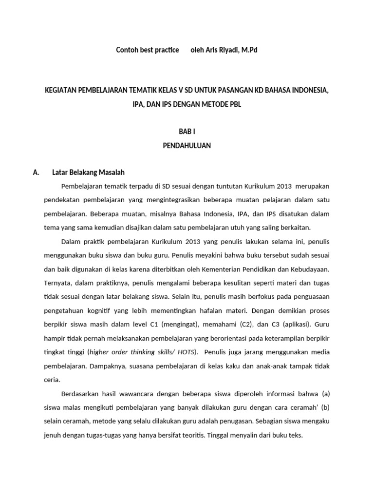 Contoh Best Practice | PDF