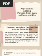Mga Sangkap o Elemento NG Tula | PDF