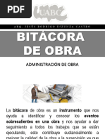 Bitacora de Obra | PDF