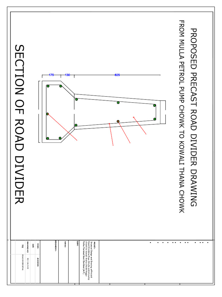 Road Divider | PDF | Concrete | Cement
