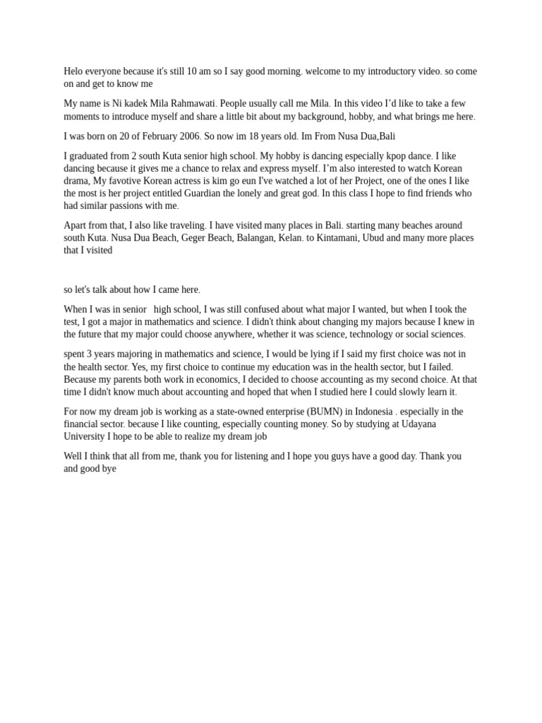 Get To Know Me | PDF