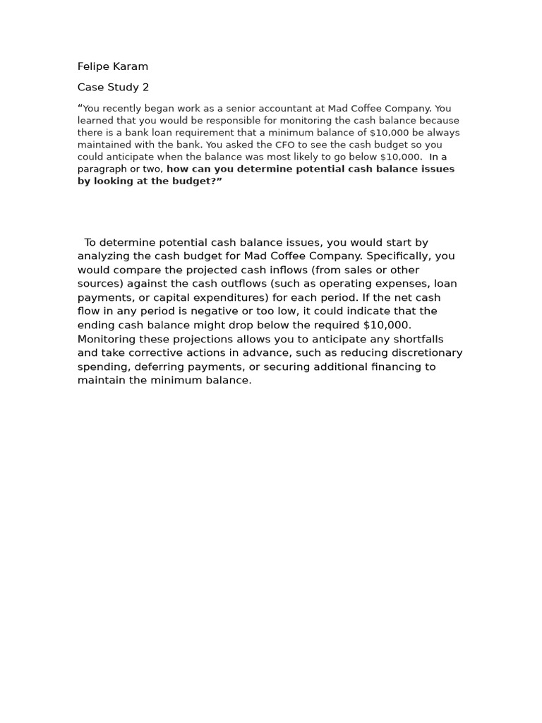 Case Study 2 | PDF Case Study 2 | PDF