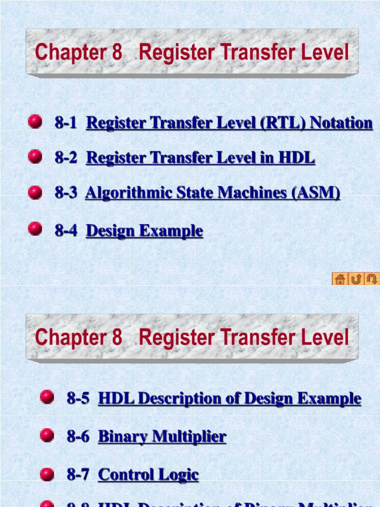 Register Transfer Level | PDF