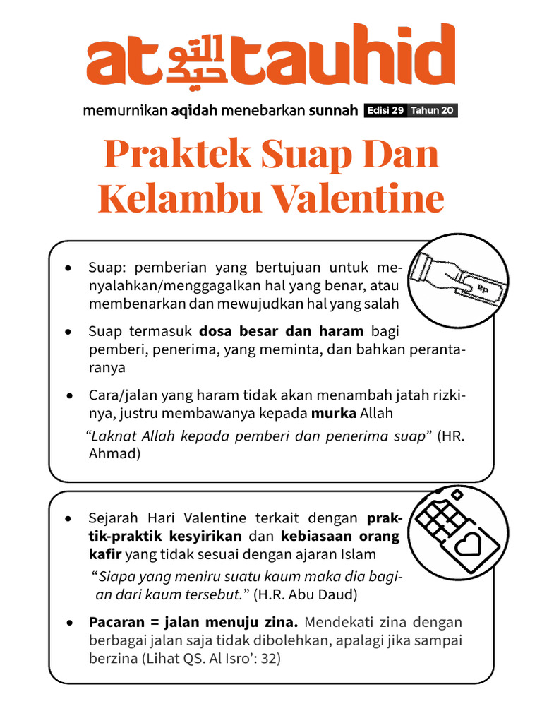 Bahaya Suap dan Hari Valentine dalam Islam | PDF