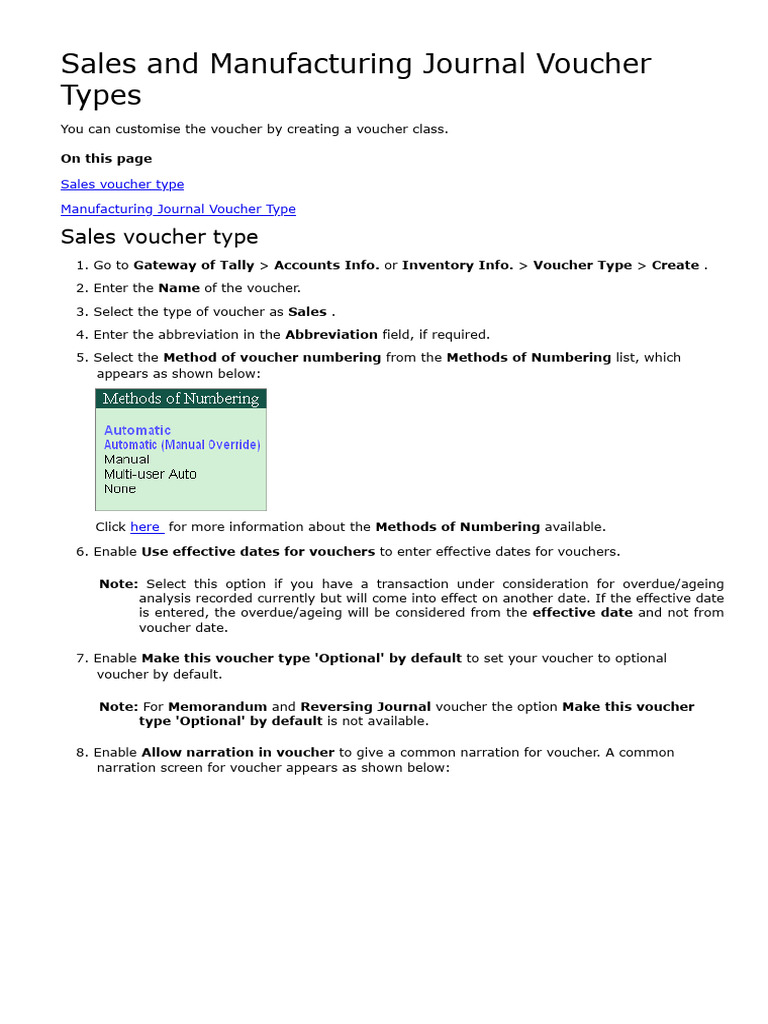 Manufacturing Journal Voucher Guide | PDF | Voucher | Point Of Sale