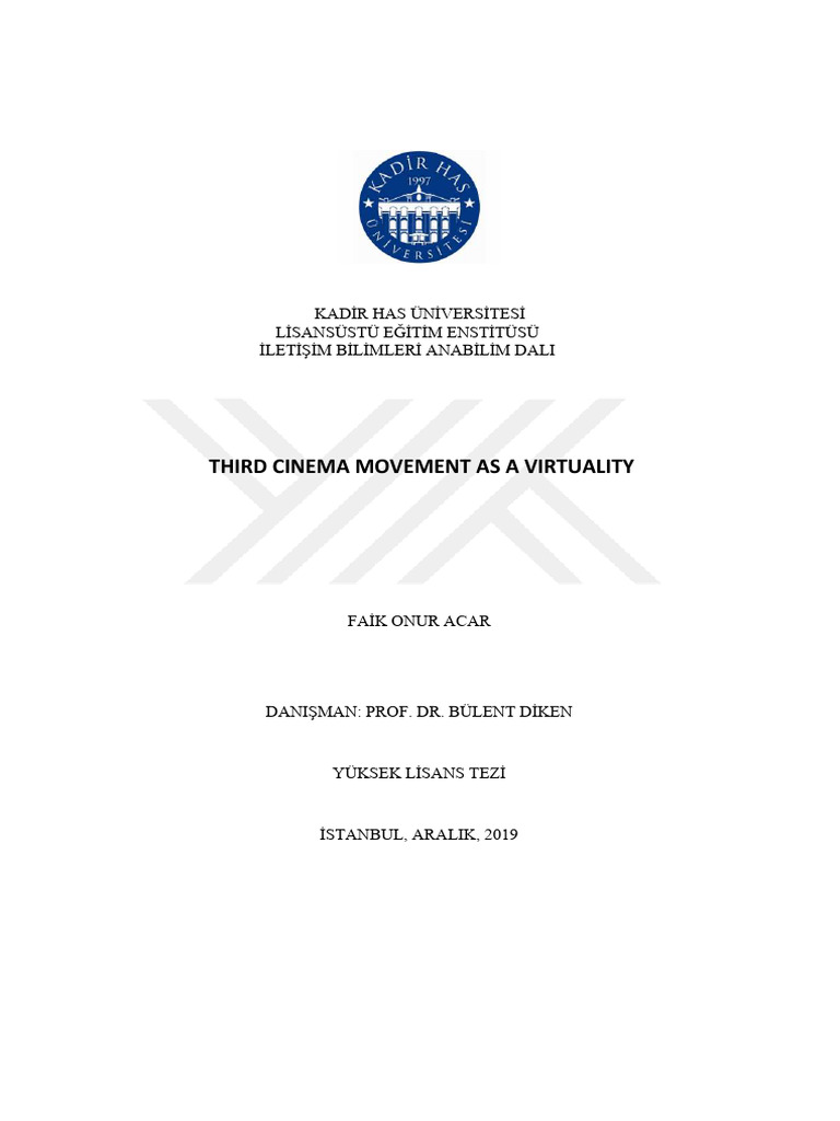 Third Cinema Movement As A Virtuality Vi | PDF | Gilles Deleuze