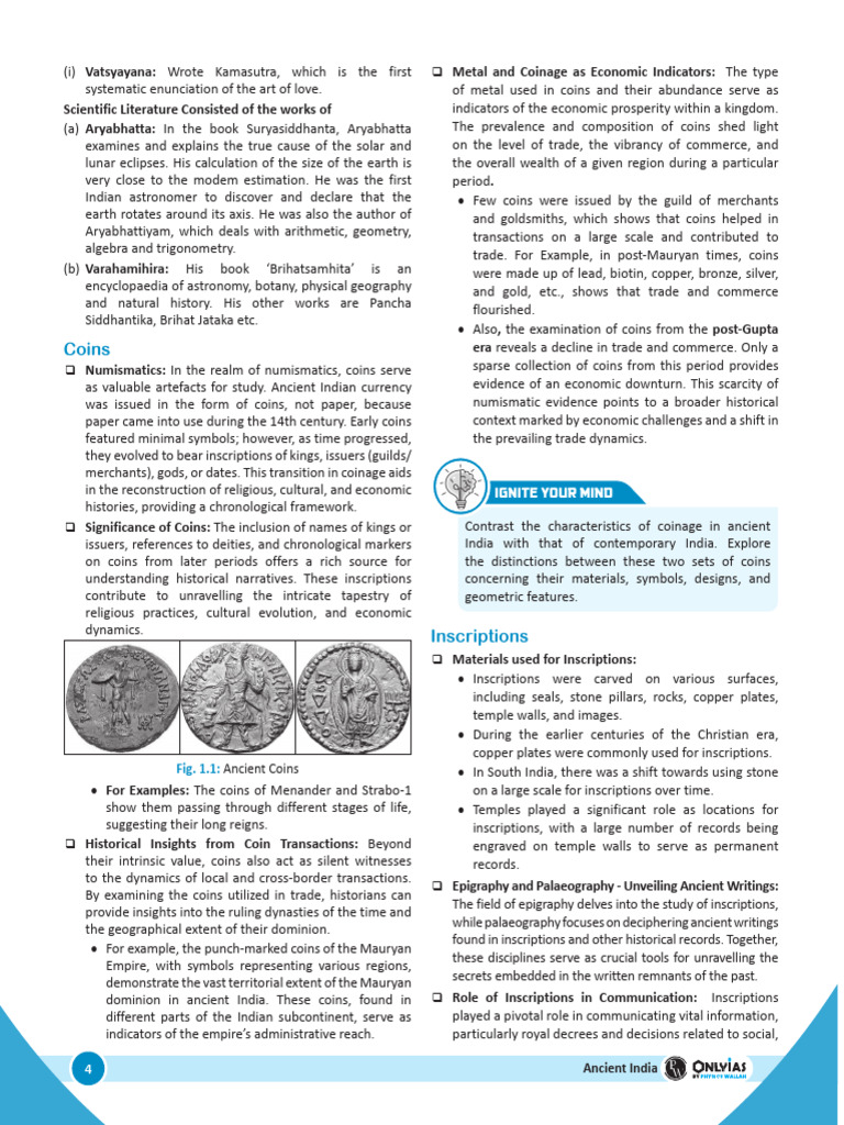 UPSC Wallah Books Ancient India 6 | PDF