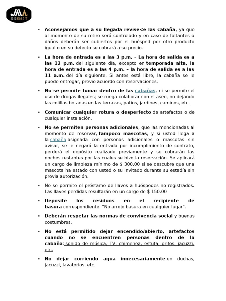 Reglamento Jala | PDF