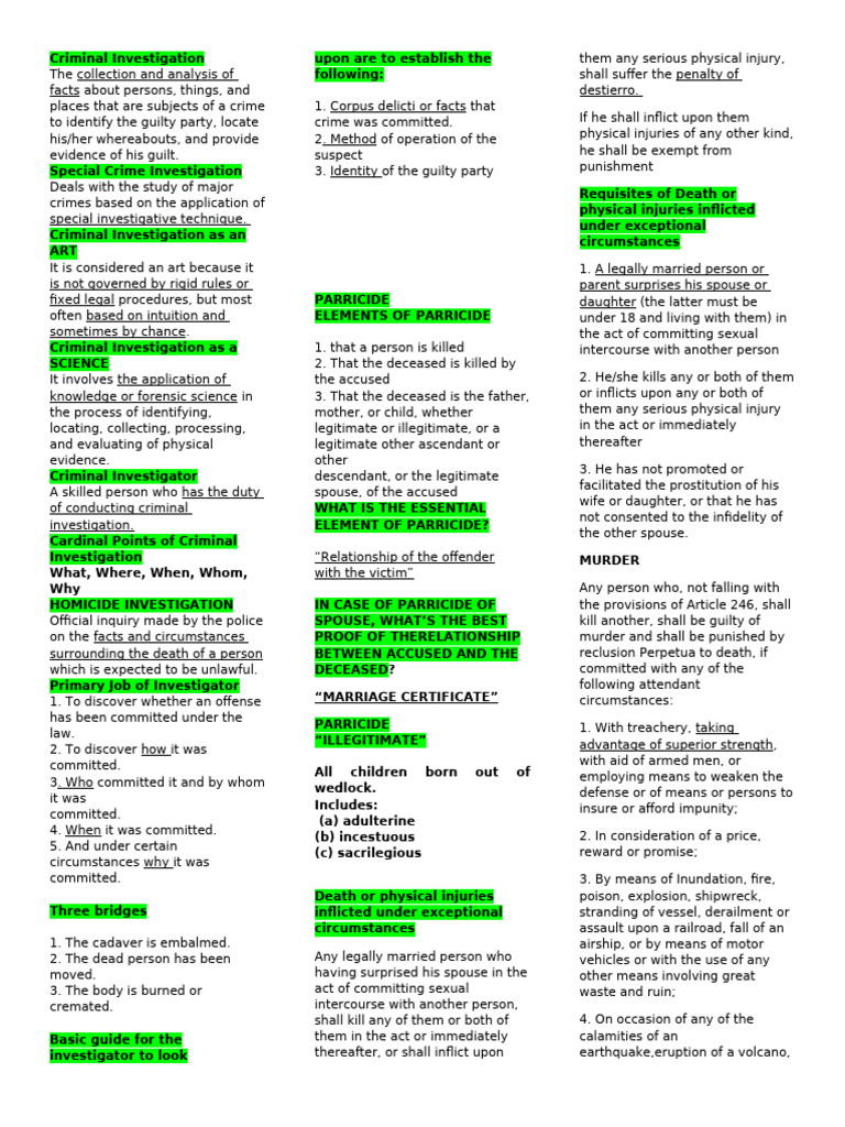 Cdi 2 | PDF | Robbery | Wound